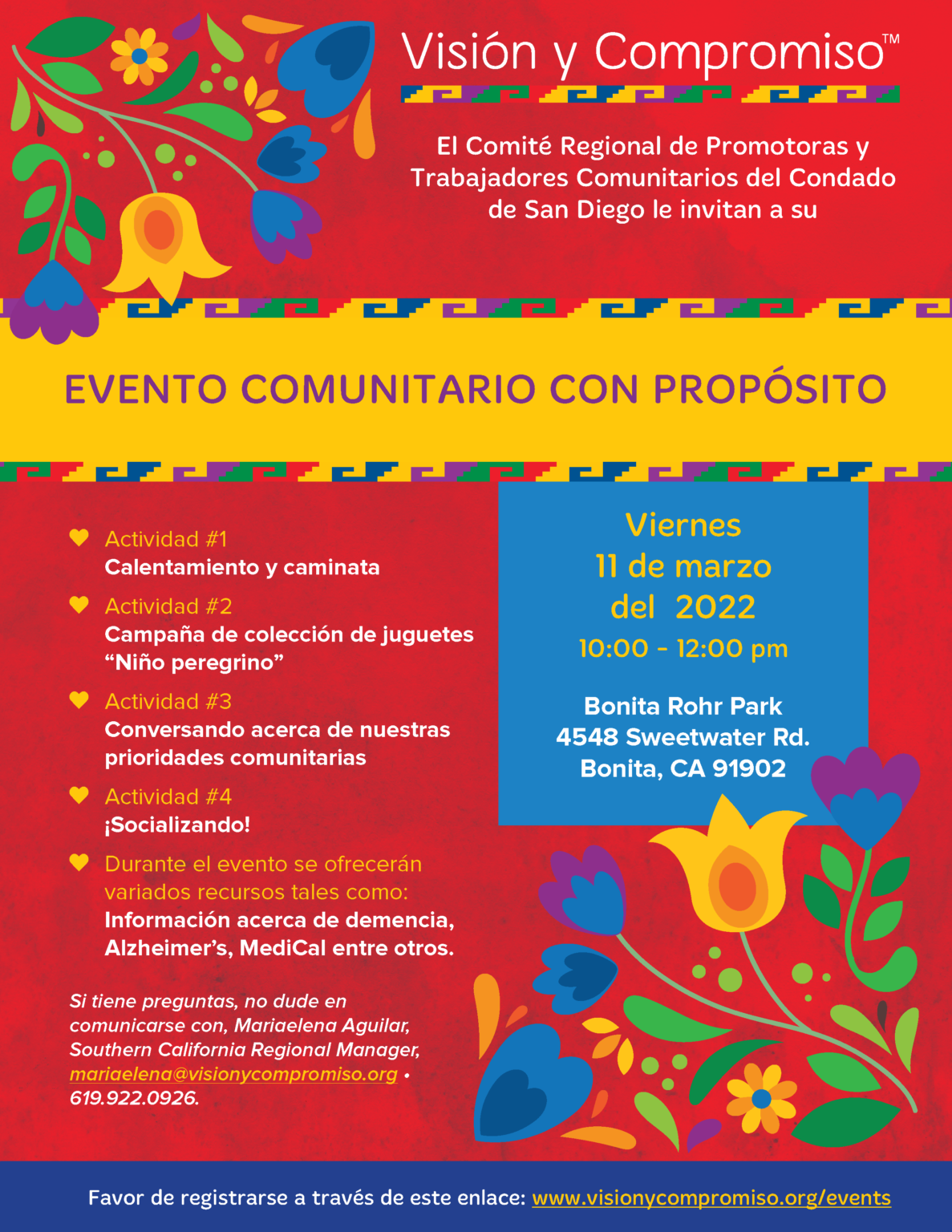 Vision y Compromiso | Evento comunitario con propósito