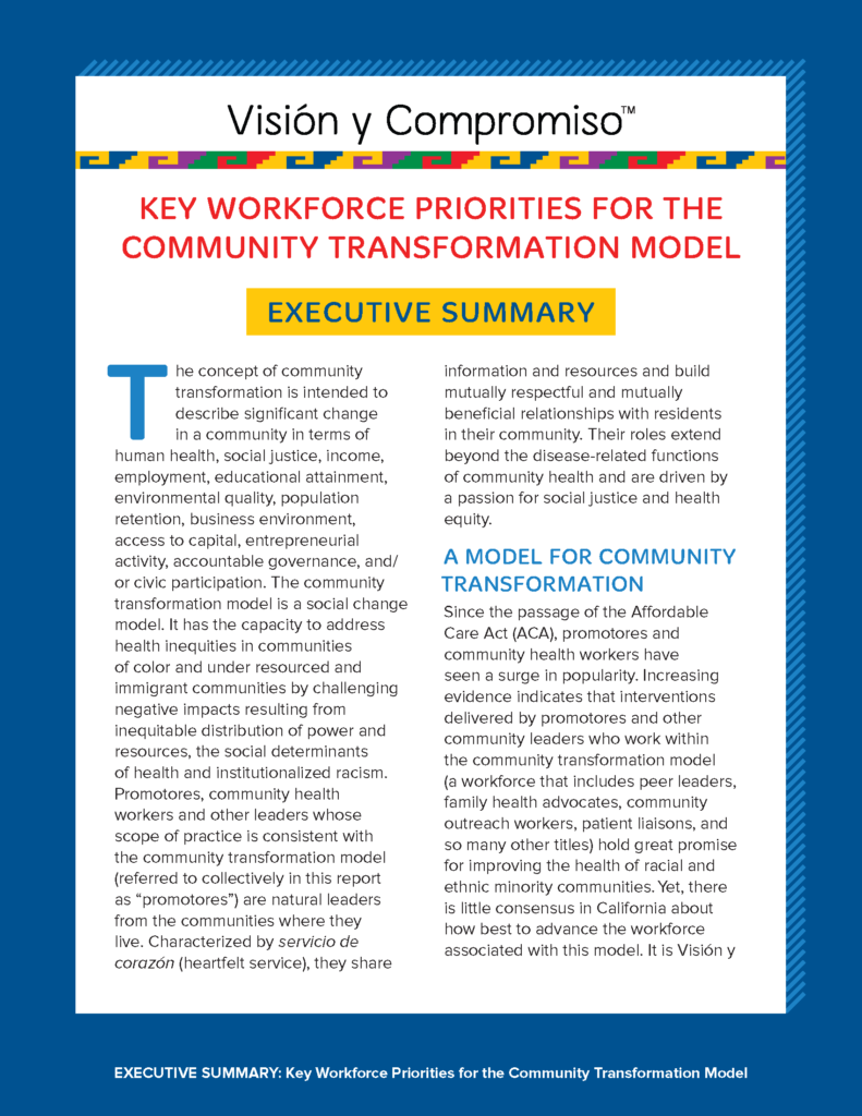 Vision y Compromiso | Promotora Advocacy in DC