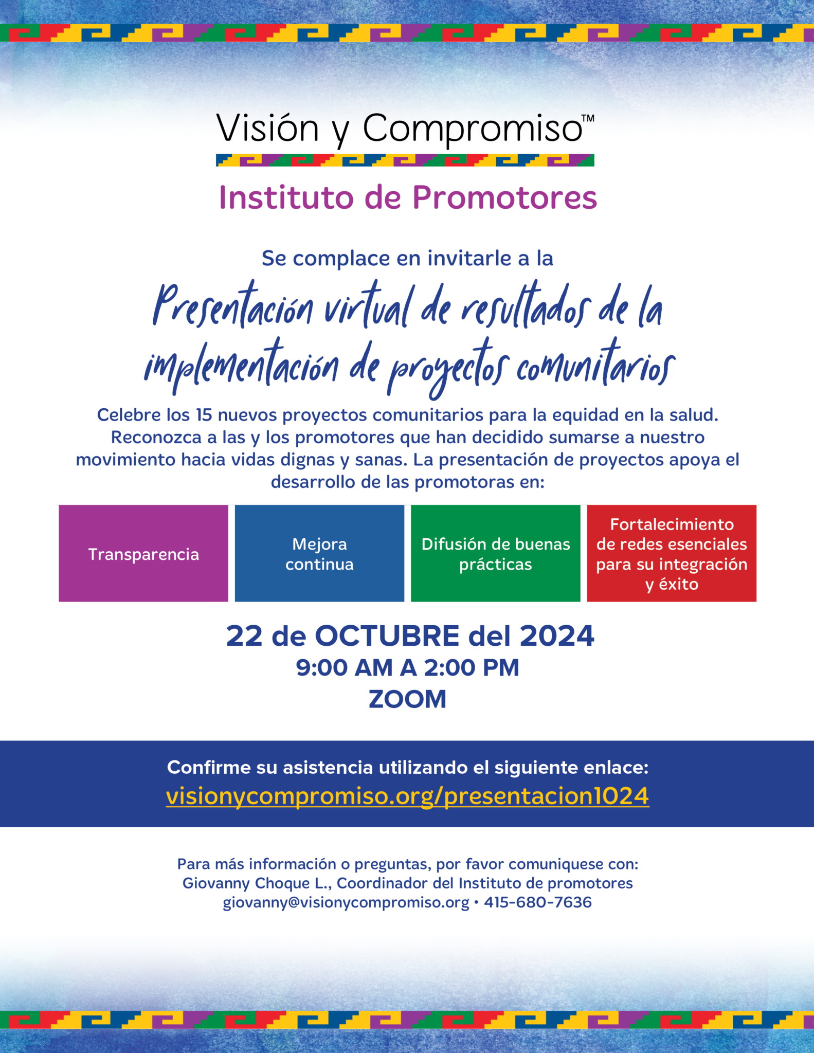 Vision y Compromiso | Instituto de Promotores: Presentación